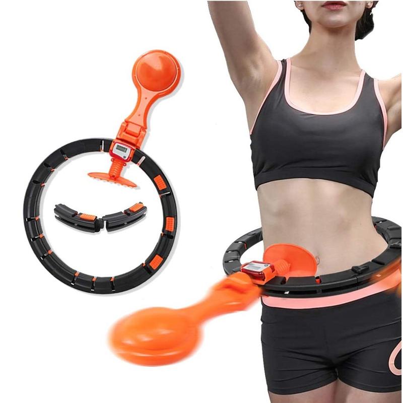 Hula Hoop Exercise Home Fitness Not Fall Waist Ring Auto Count - TikTok ...