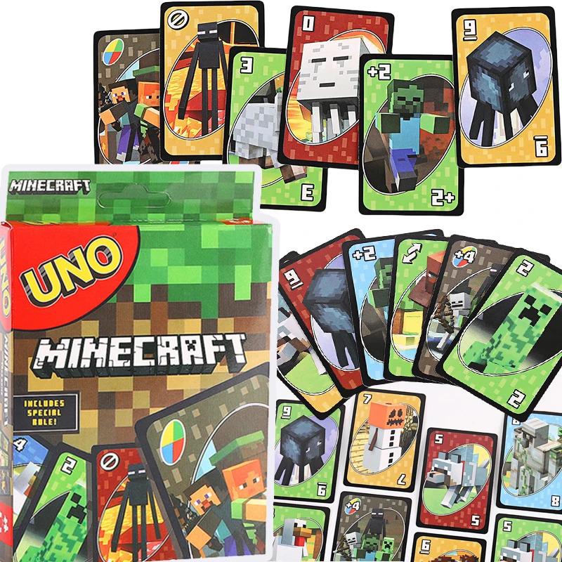 MINCE FLIP! ธีม Minecraft Creeper UNO เกมกระดาน, ความบันเทิงตลกสำหรับ ...