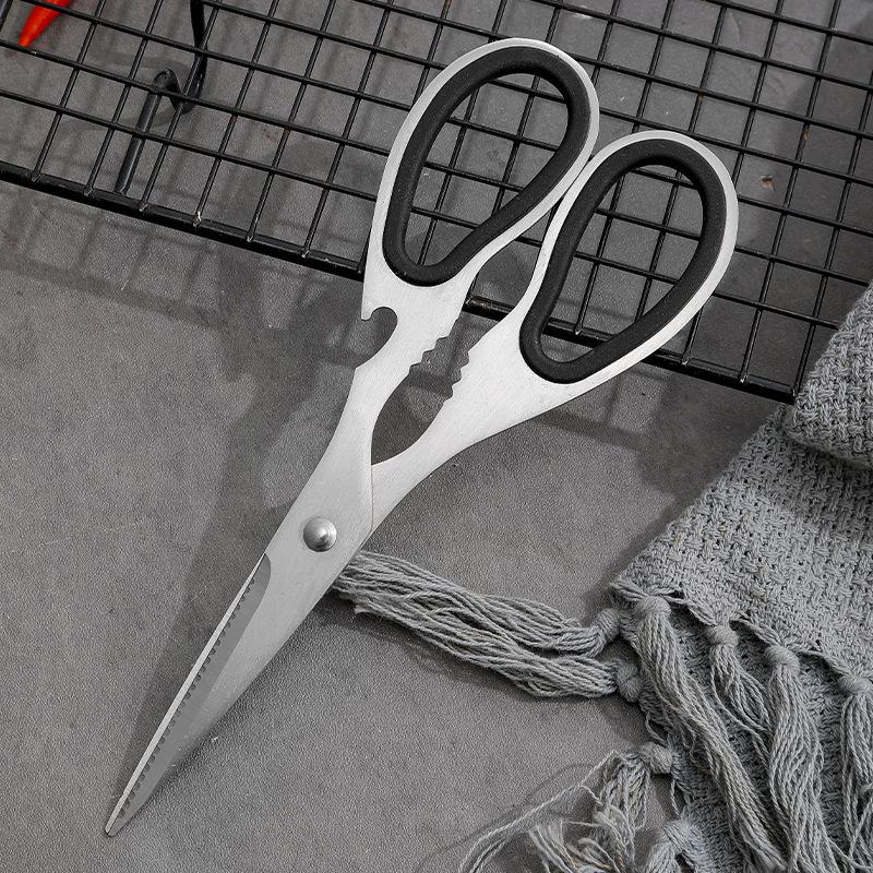Multifunctional Stainless Steel Kitchen Scissors Sharp Meat Cutting ...