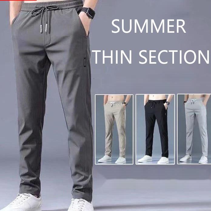 Men Casual Pants Man Long Pants Sports Wear Seluar Lelaki Jogger ...