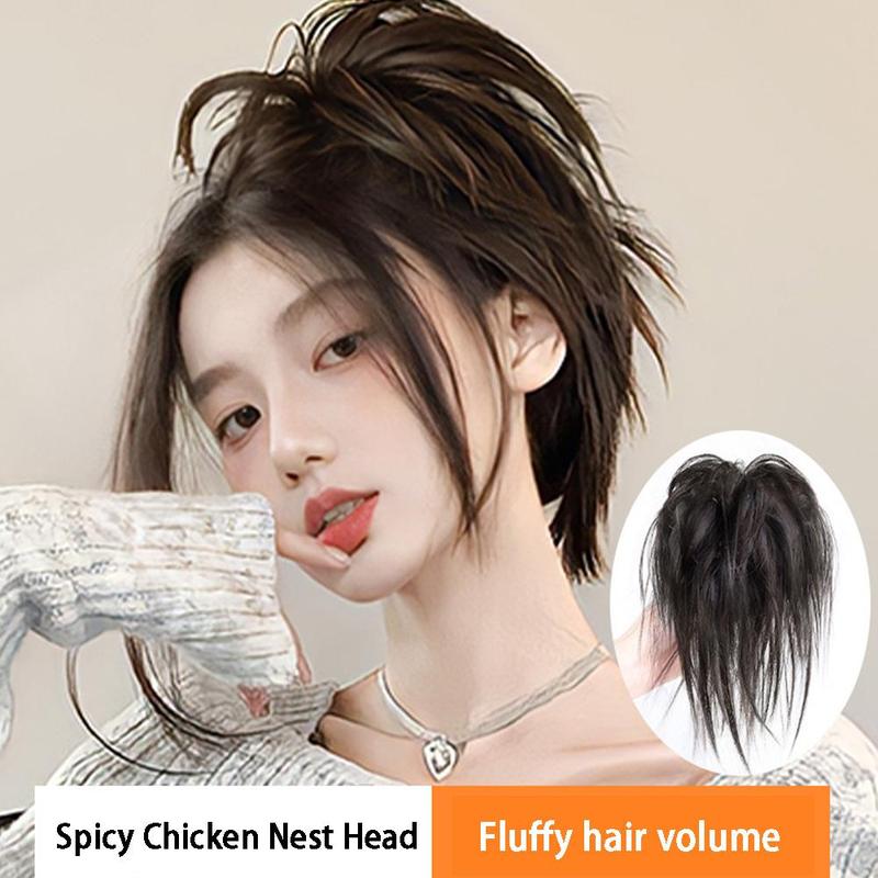 Hair Bun Extensions Messy Straight Elastic - Claw Clip Hair Scrunchies ...