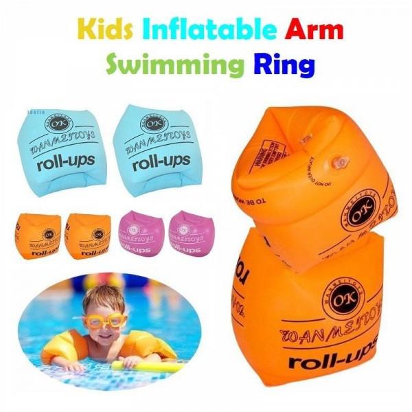 Kids Adult Inflatable Swimming Arm Float (1 Pair) Pelampung Renang ...