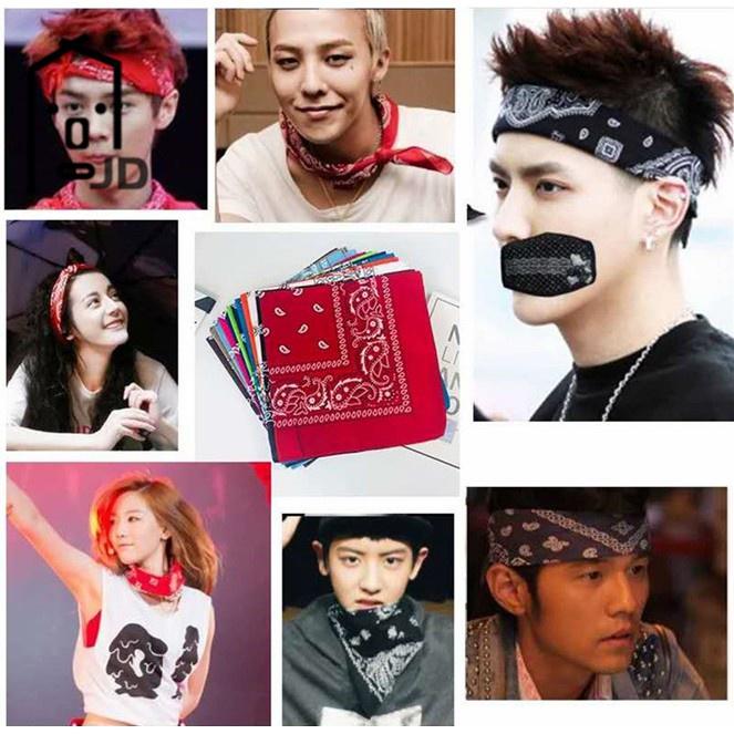 Scarf Bandana Handkerchief Panyo for men/women 12Pieces assorted ...