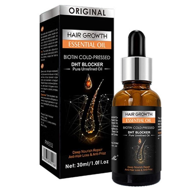 Hair Growth Essential Oil Biotin DHT Blocker Cold-Pressed Shampoo ...