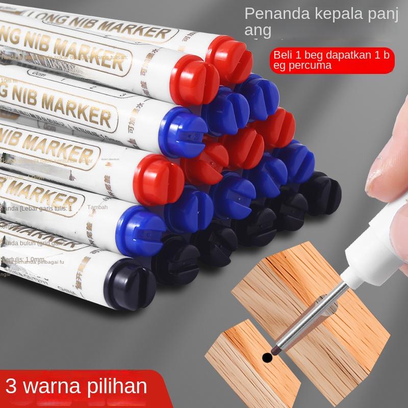 Pen Penanda Lubang Dalam, 20mm, Dakwat Hitam, Biru dan Merah - TikTok ...