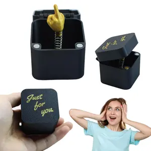 Funny Finger Gesture Box, 1/2 Counts Creative Finger Gesture Box Toy ...