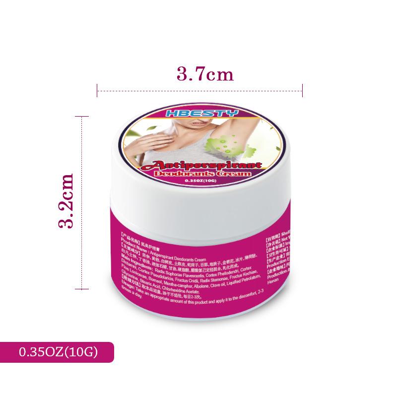 Herbal Body Odor Cream, Sweat Odor Care Cream, Plant Long-lasting ...