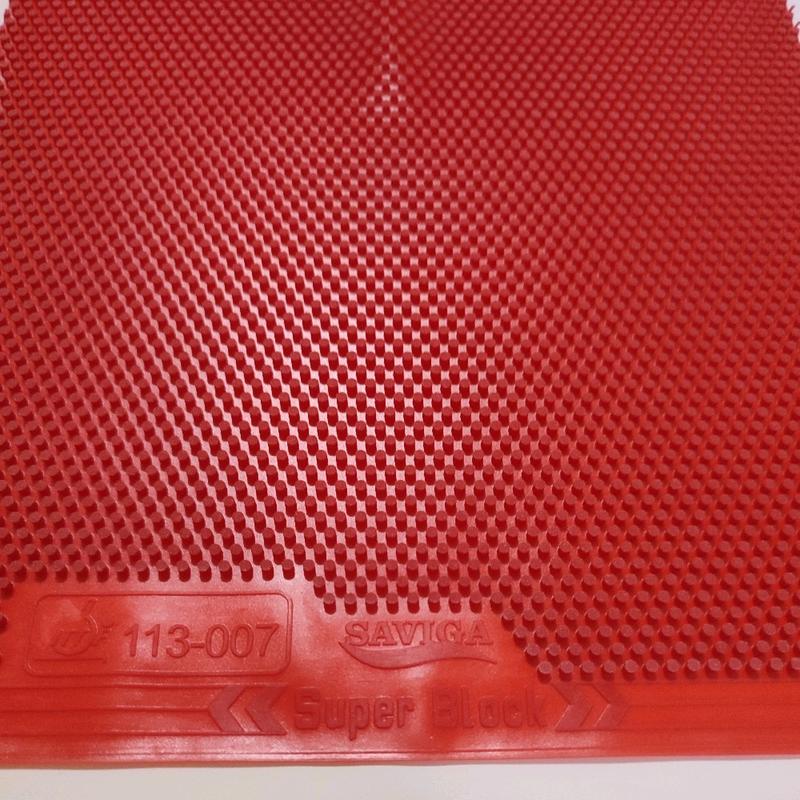 SAVIGA Super Block Ox karet bintik bertahan panjang pingpong tenis meja ...