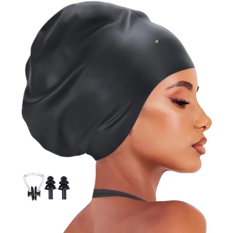 Swim Cap for Braids and Dreadlocks Swimming Cap for Women Long Hair ...