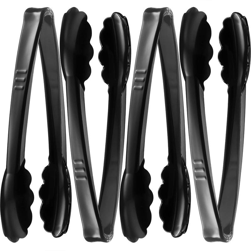 Black Plastic Food Clips 9 Inches Reusable Or Disposable Serving ...