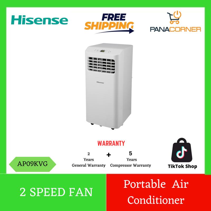 (FREE SHIPPING) Hisense R32 Portable Air Conditioner AP09KVG (1.0 HP ...