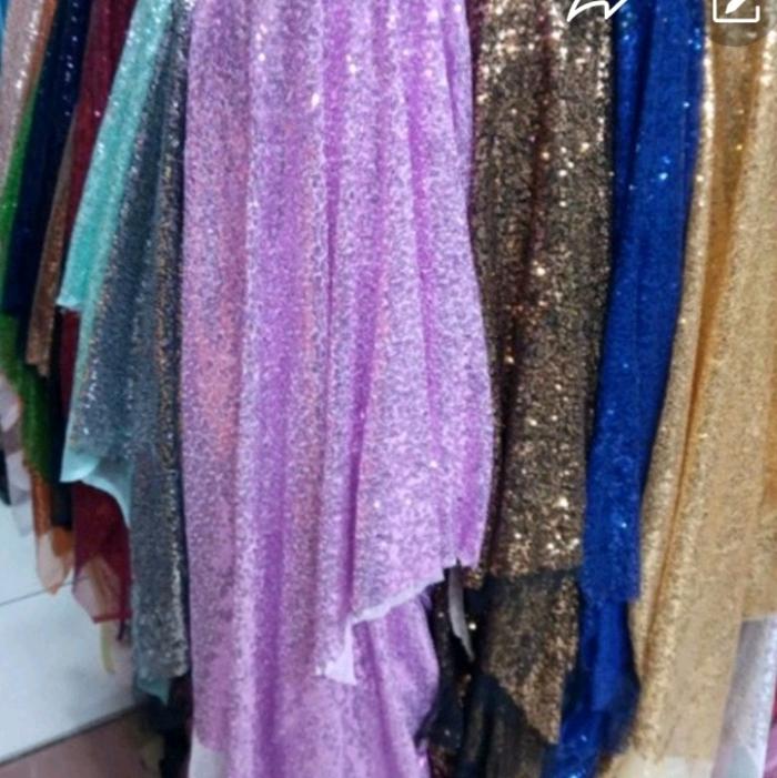 Jual Bahan/Kain Sequin/Payet seribu - Silver - Jakarta Pusat - engki ...