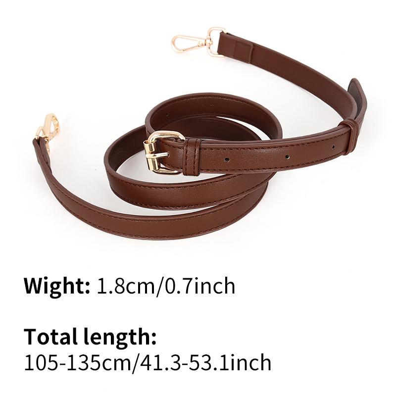 Gantian Tali Beg Kulit, Lebar 1.8CM, Tali Boleh Laras untuk Beg, Tali ...