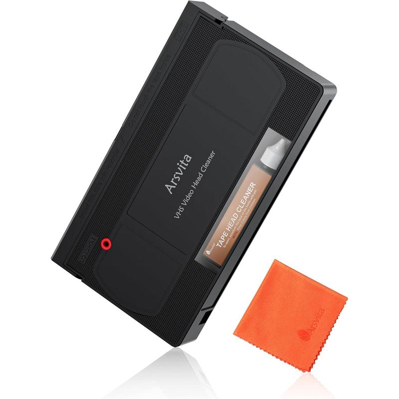 VHS/VCR Head Cleaner Tape, Video Head Cleaning Kit for VHS/VCR - TikTok ...