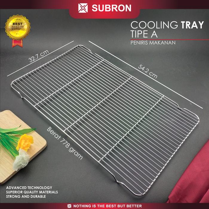 Promo SUBRON Peniris Makanan Multifungsi Cooling Tray Saringan Tatakan ...
