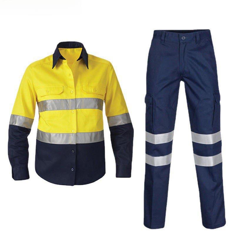 Reflective Work Suit Long Sleeve - Mechanic Uniform, Car Repair ...