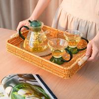 Promo Tatakan Nampan Rotan Fruit Tray Basket With Handle Model Square ...