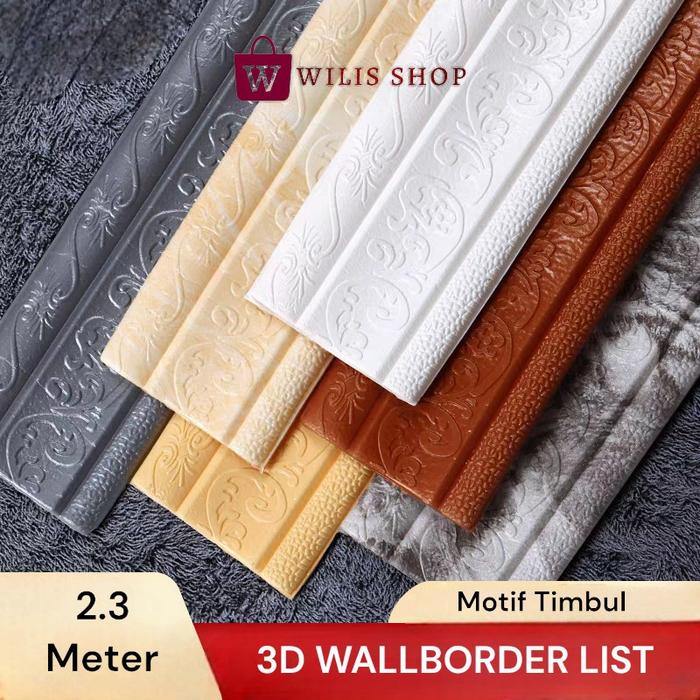 Promo List Wallfoam 3D/List Border Wallpaper foam/Pembatas Wallfoam ...