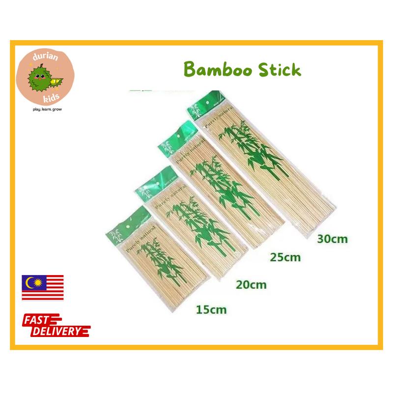 DIY Bamboo Stick Lidi bunga telur/ satay cucuk/ lidi satay/ BBQ ...