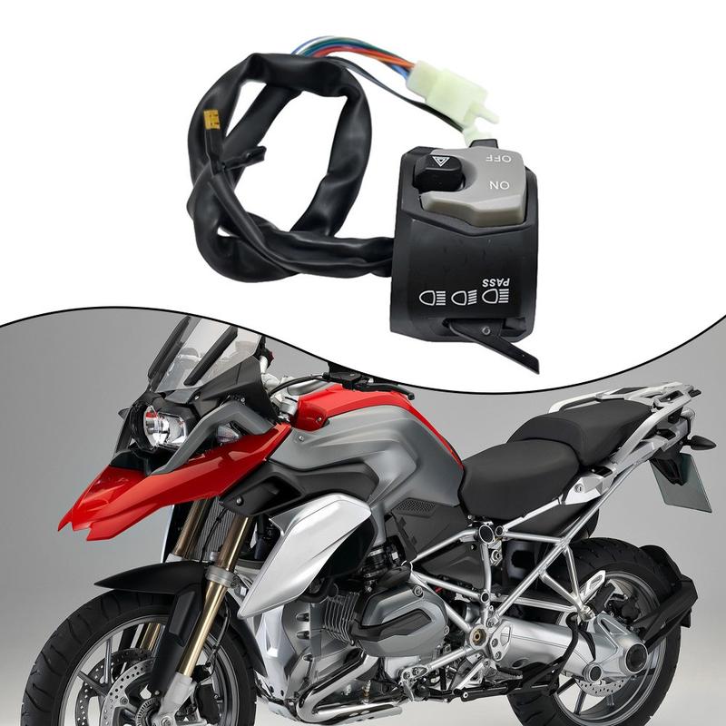 7/8" 22mm Left Motorcycle Handlebar Controller Switches Button - TikTok ...