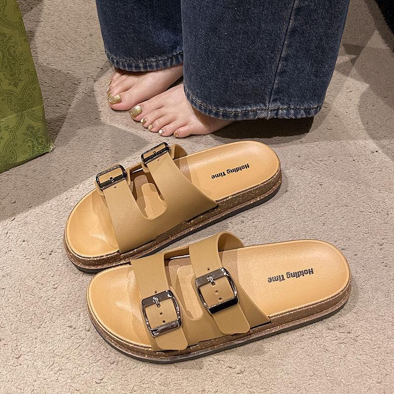Selipar Luar Musim Panas, Birkenstock, Tali Berganda, Untuk Wanita ...