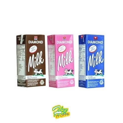 Diamond Milk UHT / Susu UHT 200 ml x 24 Pcs ( 1 Karton ) - Shop | Tokopedia