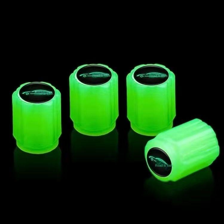 Luminous Valve Cap Car Inflating Valve Valve Cap Motorcycle Vacuum ...