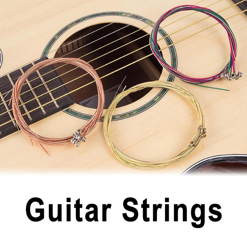 Pure Copper Strings Acoustic Guitar String Set Musical Replacement ...
