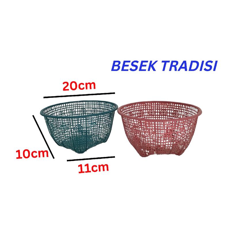 BESEK PLASTIK NASI BERKAT (12pcs) BAKUL HAJATAN tirisan buah dan sayur ...