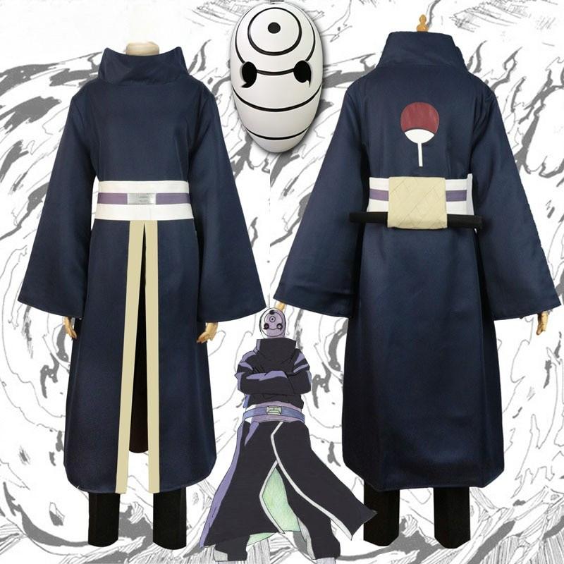 Kostum Cosplay, ZST Anime Tobi Uchiha, Topeng Obito, Pakaian - TikTok ...