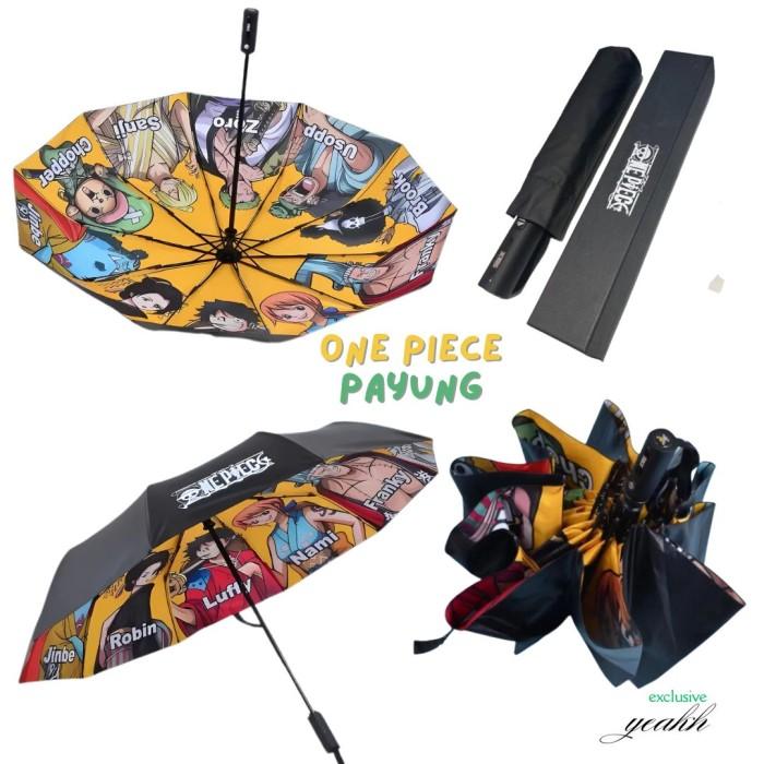 Jual Payung One Piece Luffy | Payung Lipat Otomatis Premium dengan ...