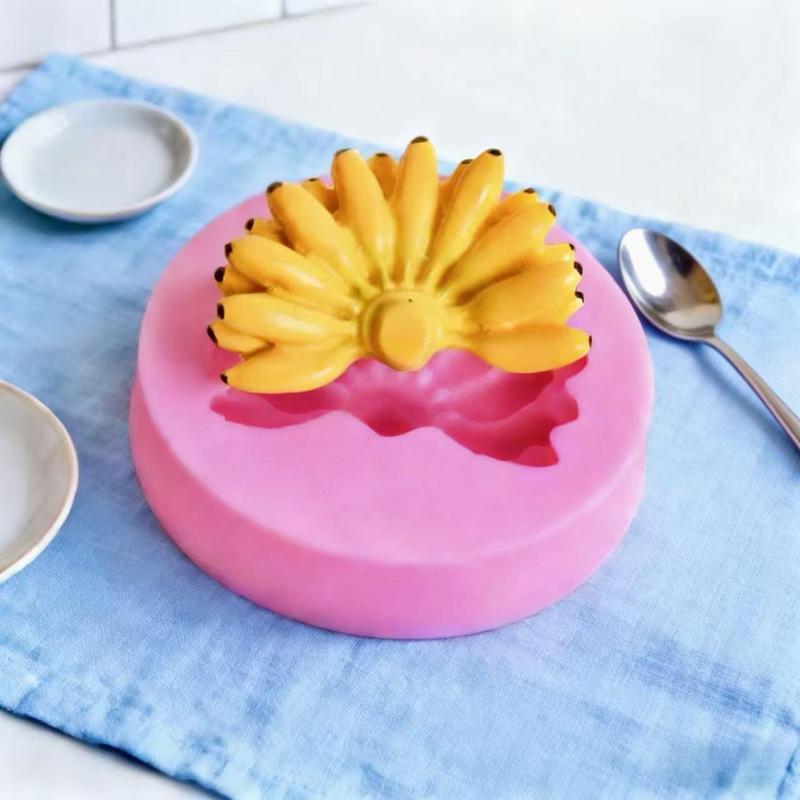 Acuan Pisang,Acuan Silikon,Berbentuk Pisang,Acuan Silikon 3D,Alat Kek ...
