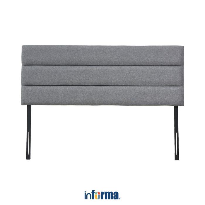 Promo Informa 180X200 cm Leon Headboard Tempat Tidur - Abu-Abu Sandaran ...