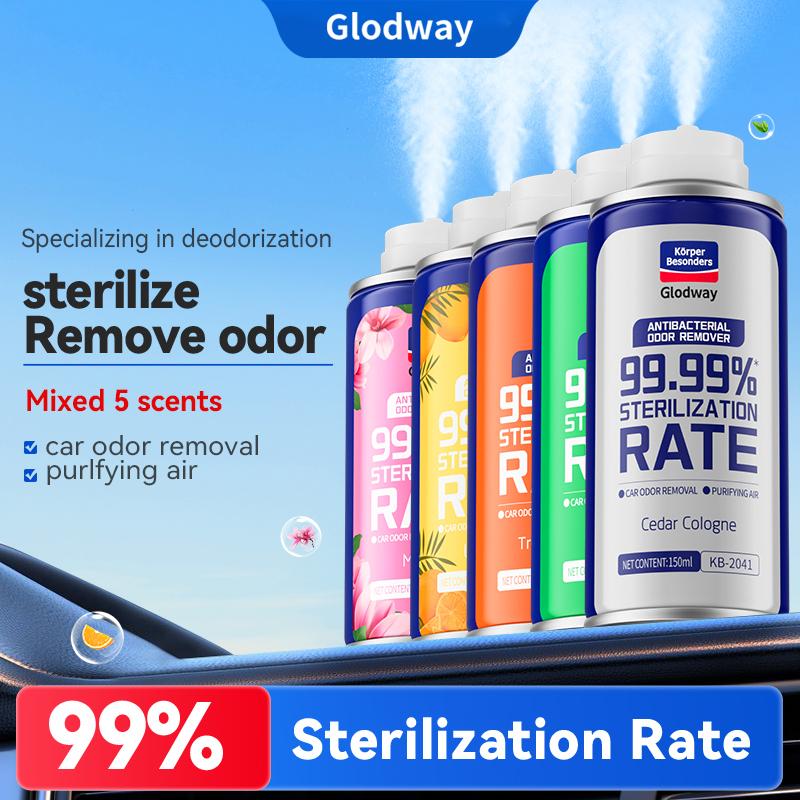 Glodway Car Disinfectant Spray – 150ml Automotive Air Sanitizer with 99 ...