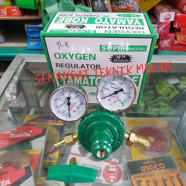 REGULATOR OKSIGEN UNTUK TABUNG LAS OKSIGEN OXYGEN O2 YAMATO KOBE - Shop ...
