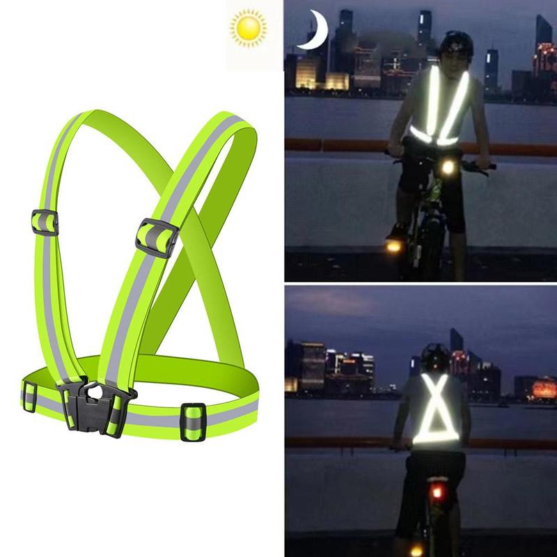 Highlight Reflective Straps Night Running Riding Clothing Vest - TikTok ...
