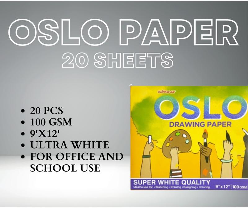 EuriHana OSLO Paper 20 SHEETS 9"X12" 100GSM Ideal for Drawin - TikTok ...