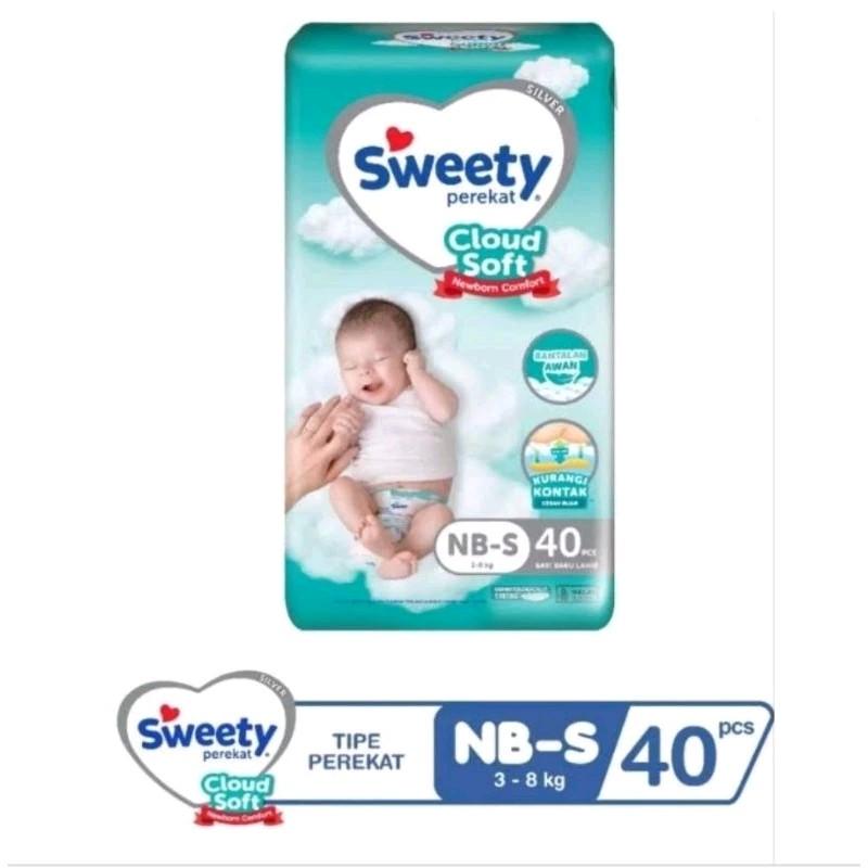 Murah !! Sweety Silver Comfort NB-S 40s Bayi Popok Ruam Diapers - Shop ...