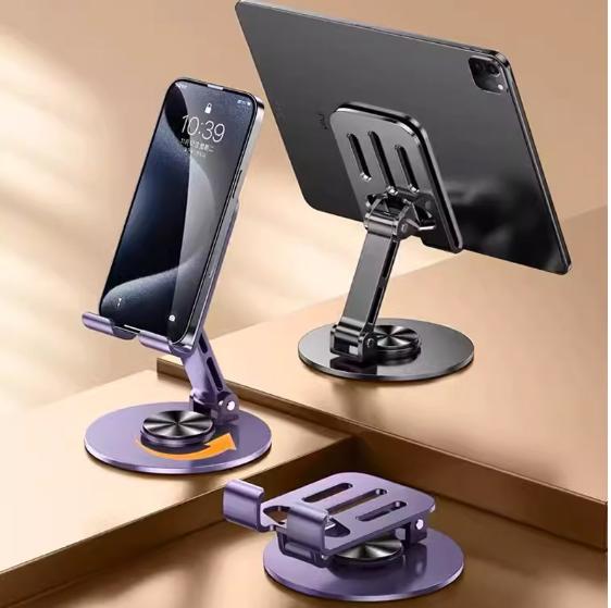 Phone stand Metal celephone stand Full Carbon Steel 720° Infinite ...