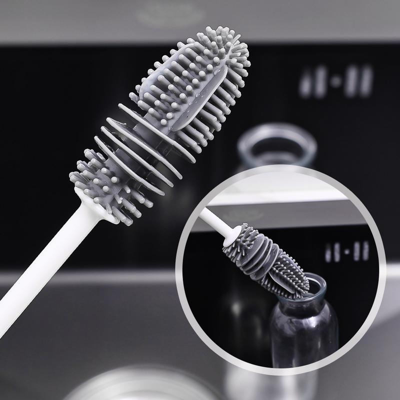 Silicone Cup Brush Cup Scrubber Glass Cleaner Kitchen Cleaning - TikTok ...
