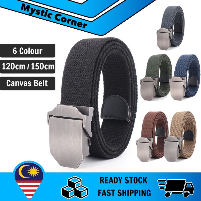 Klip pada Gancu Tali Pinggang Kanvas, Gaya Taktikal Lelaki, Gancu ...