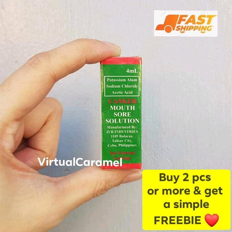 Canker Mouth Sore Solution 4ml Para sa Singaw - For Canker Sore ...