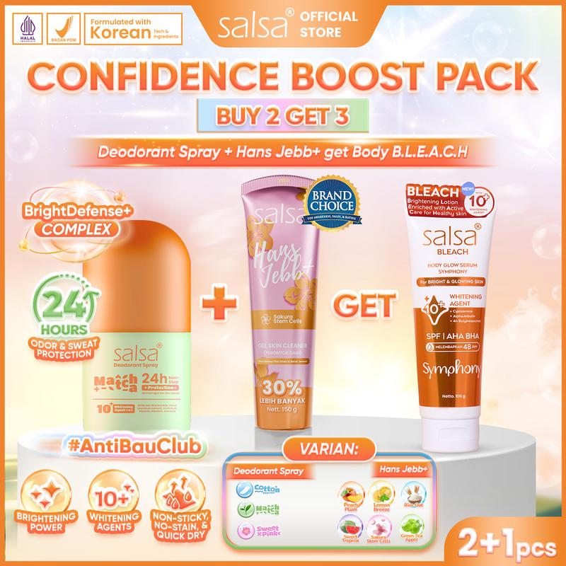 [BUY 2 GET 3] SALSA Confidence Boost Pack - Deodorant Spray|Hans Jebb ...