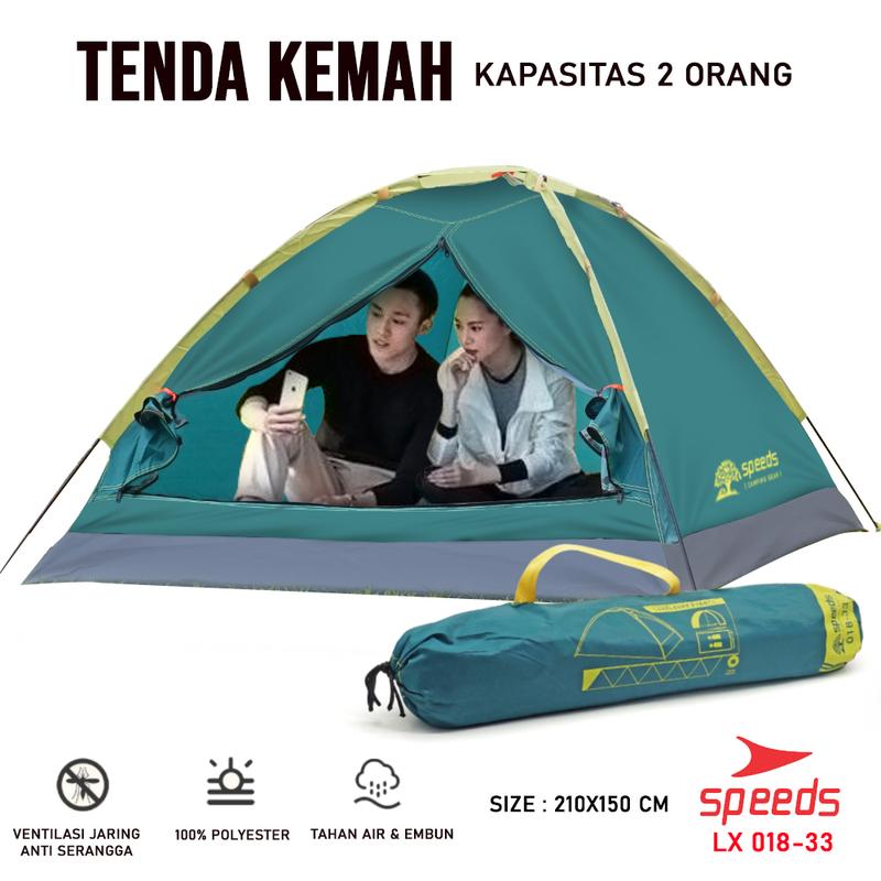 SPEEDS Camping Tent Tenda Camping Tenda Gunung 2-3 Orang Tenda - Shop ...