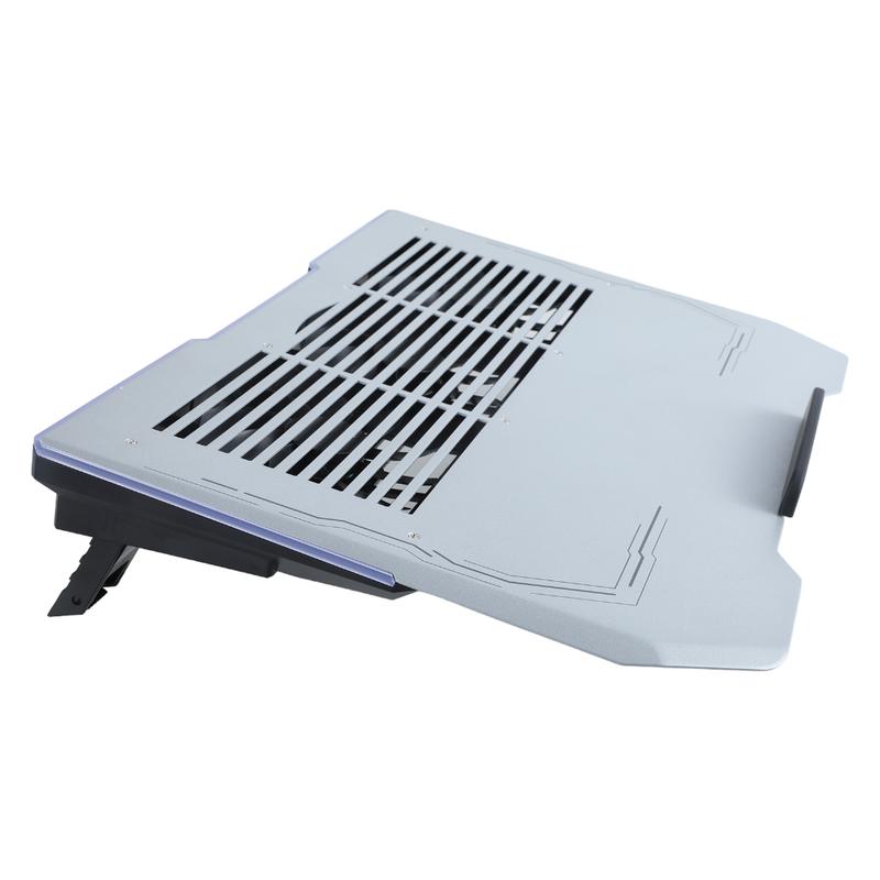 Aluminum Laptop Cooling Pad LED Gaming Laptop Coolers Quiet Cooling ...