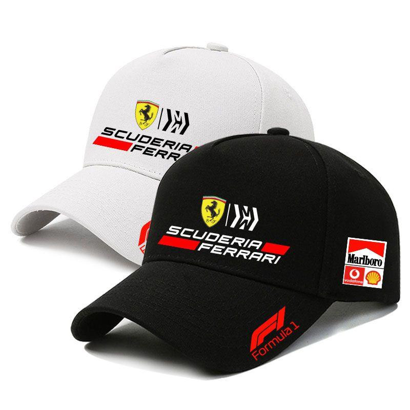 2024 Ferrari F1 Pasukan Peminat Kereta Lumba Periferal Topi Besbol ...