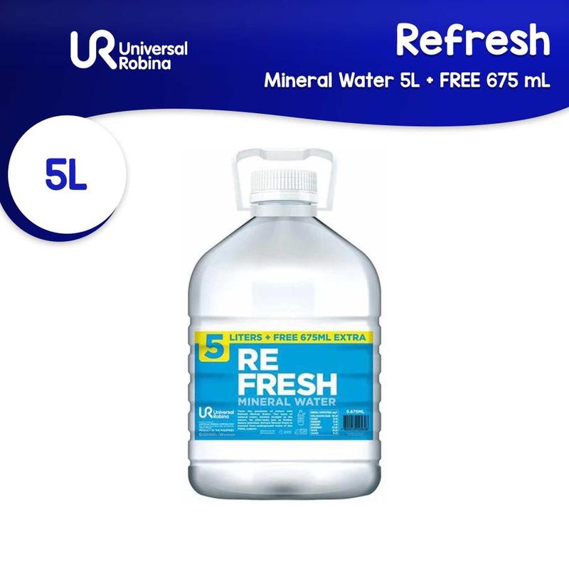 Refresh Mineral Water 5L + FREE 675ml Extra - TikTok Shop Philippines