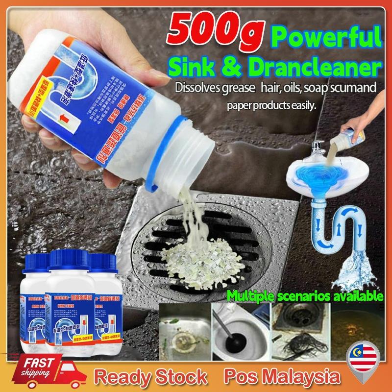 500g Drain Cleaner Powder Remover Clogging Immediate Clog Dredge ...