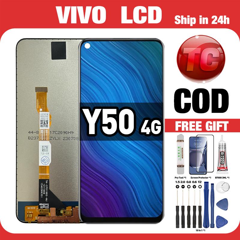 LCD For VIVO Y50 4G Compatible For Original Glass Touch Screen - TikTok ...