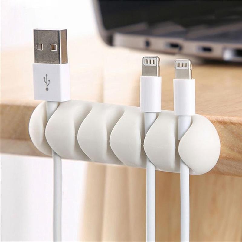 Plain Rubber Plug Holders, 2 Counts Desktop Cable Management - TikTok Shop